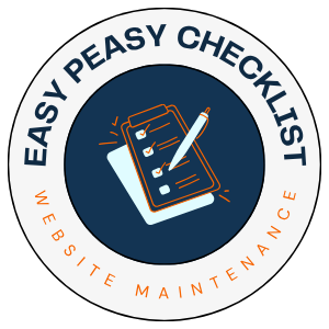 Easy Peasy Website Maintenance Checklist - Renee Shupe | Your Tech Ally ...