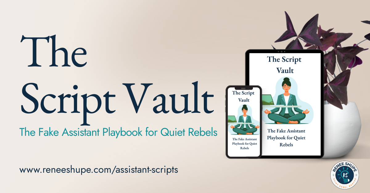 Renee Shupe | The Quiet Rebel Mentor